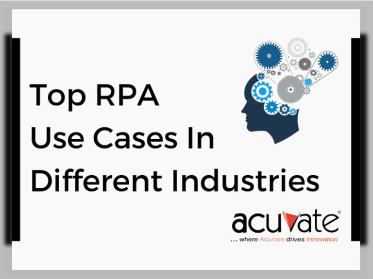 6 Popular Finance Business Processes You Can Automate With RPA | Acuvate