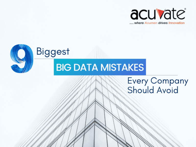 Avoid These Big Data Mistakes | Acuvate
